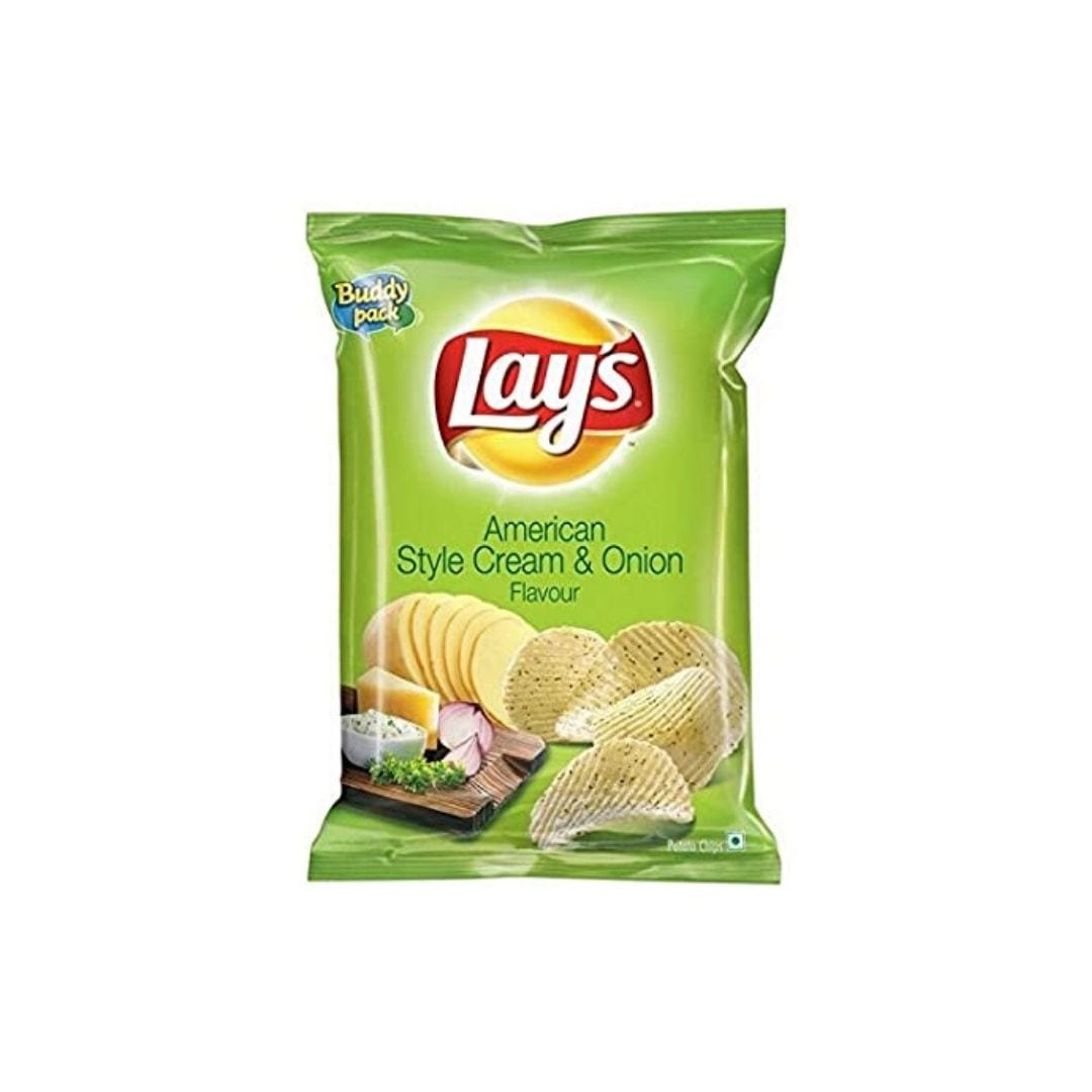 Lays India's American Style Cream & onion flavour, 52g – Saalas